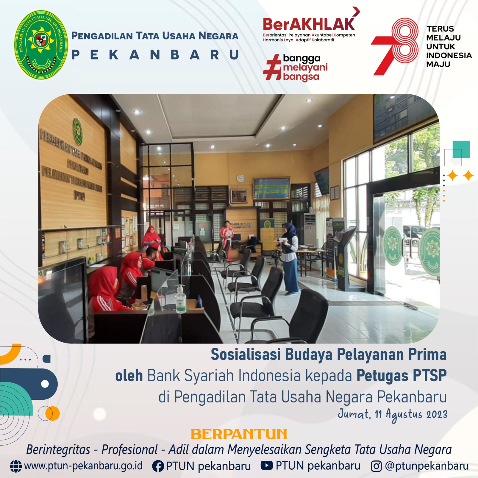 Sosialisasi Budaya Pelayanan Prima oleh Bank Syariah Indonesia ...